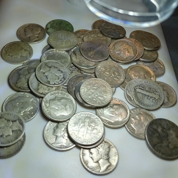 Accessories | Vintage Coin Collection Silver Dimes | Poshmark